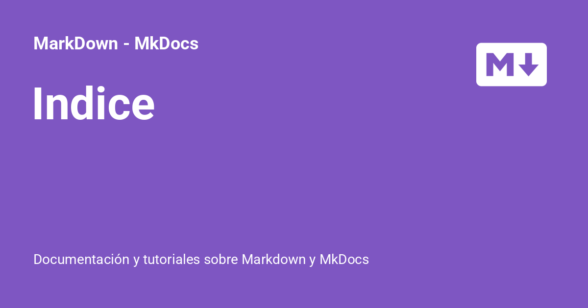 MarkDown - MkDocs